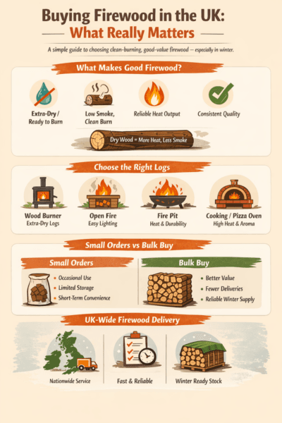 The Complete UK Guide to Firewood - Green Olive Firewood